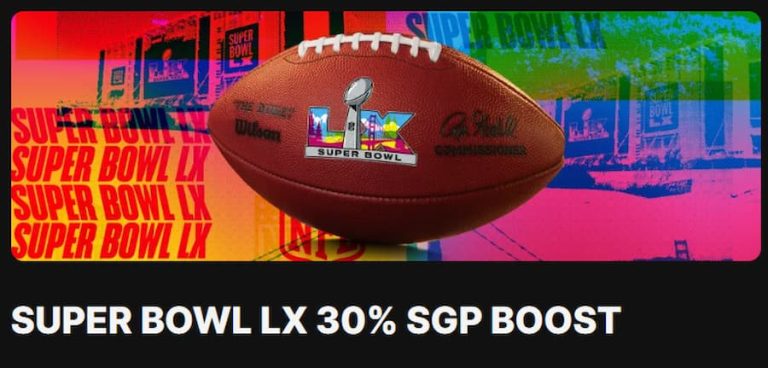 DraftKings Super Bowl LX SGP Boost – Get Extra 30% Profit